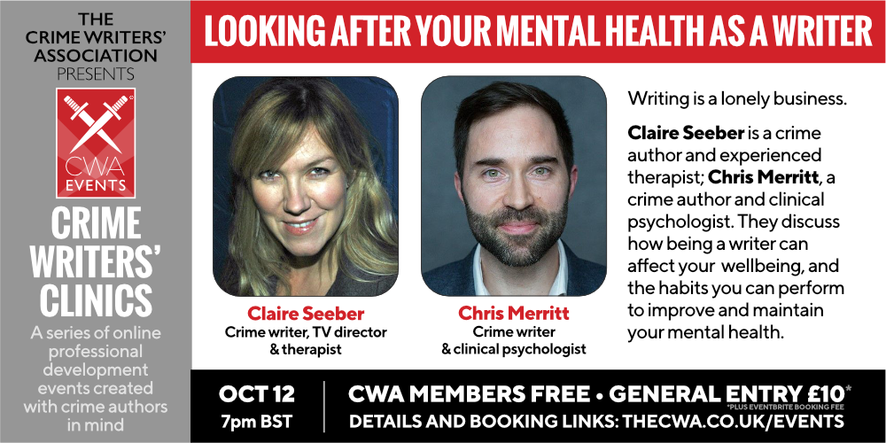 Looking After Your Mental Health as a Writer. With Claire Seeber and ...