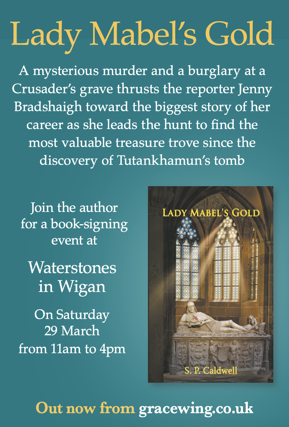 Book Signing: Simon Caldwell's 'Lady Mabel's Gold' - The Crime Writers ...